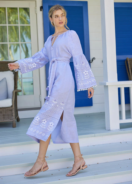 Adele Caftan Dress, Lilac – Melly