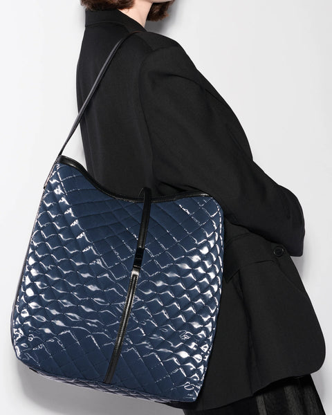 MZ Wallace Large Astor Hobo, Ink Liquid – Melly