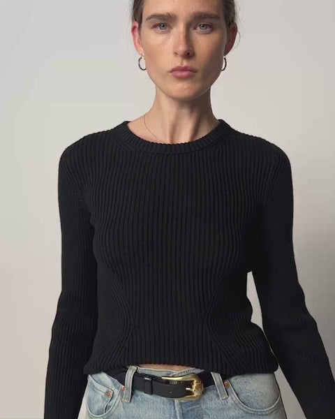 Nation Lara Long Sleeve, Black – Melly